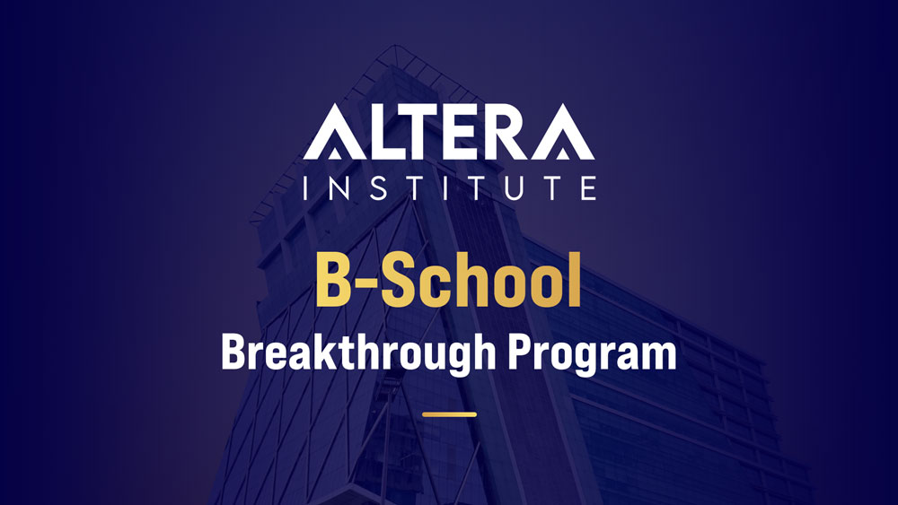 Altera Institute | BSchool Breakthrough Program