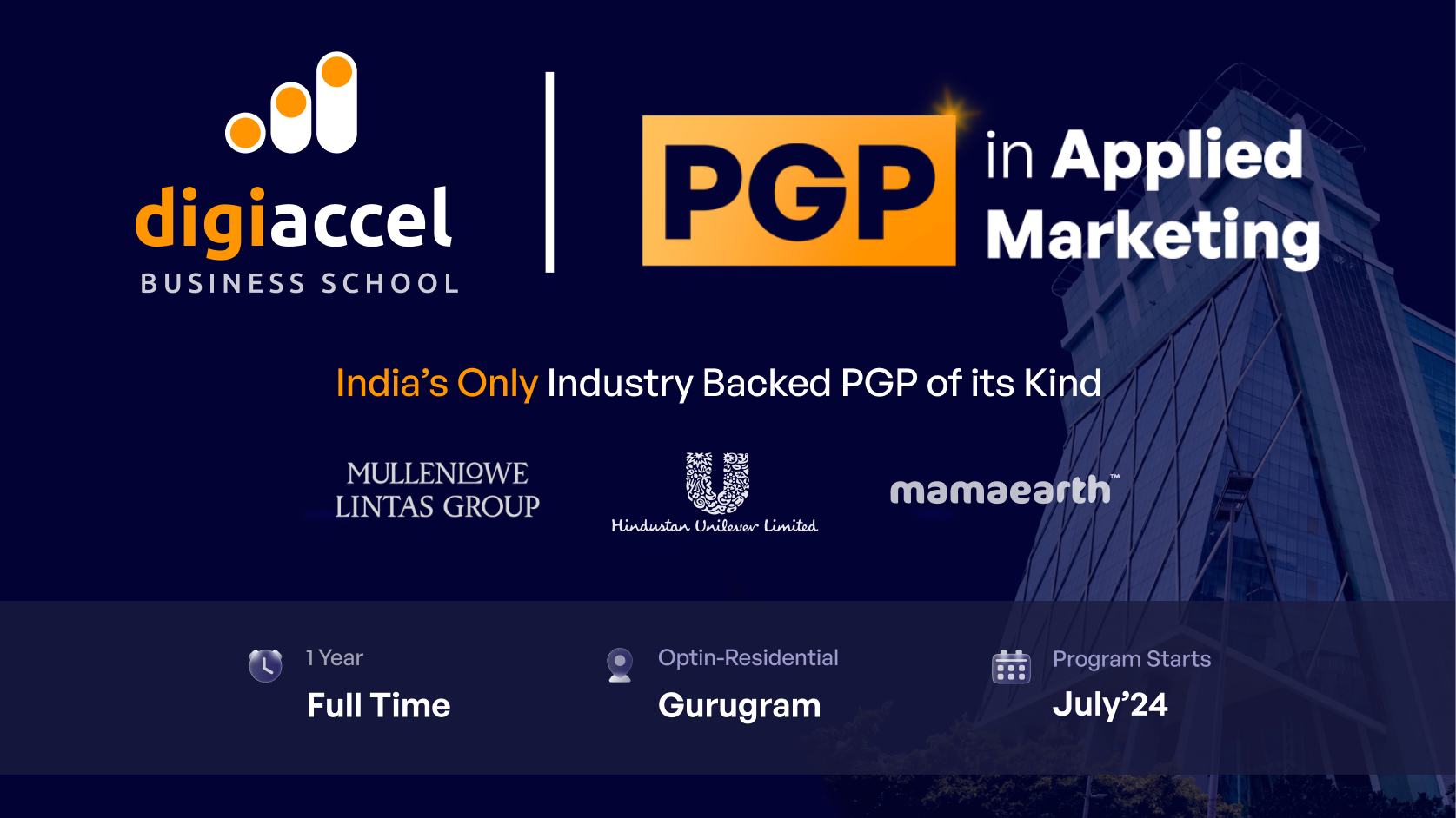 Digiaccel's Post Graduate Program in Applied Marketing