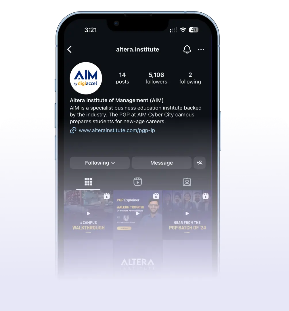 AIM PGP in Applied Marketing